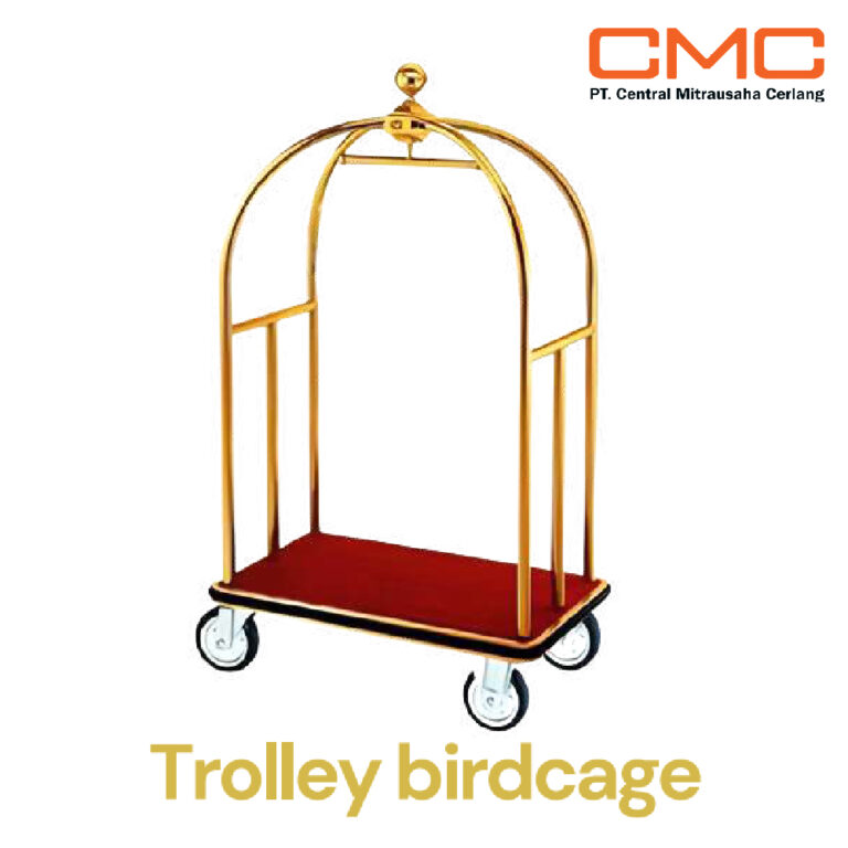 Birdcage Trolley Gold (Troli Sangkar Burung Emas) Untuk Lobby Hotel ...