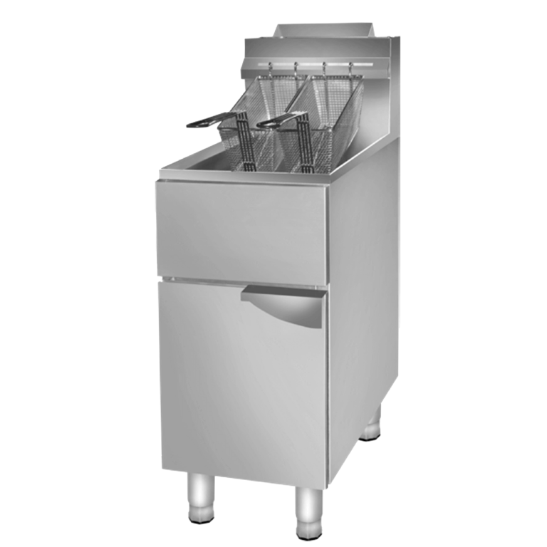Deep Fryer Standing GDF-2B Double Kapasitas 21 Liter - CMC Solution