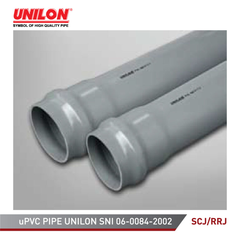 uPVC Unilon Pipa SNI SCJ/RRJ Segala Ukuran - CMC Solution