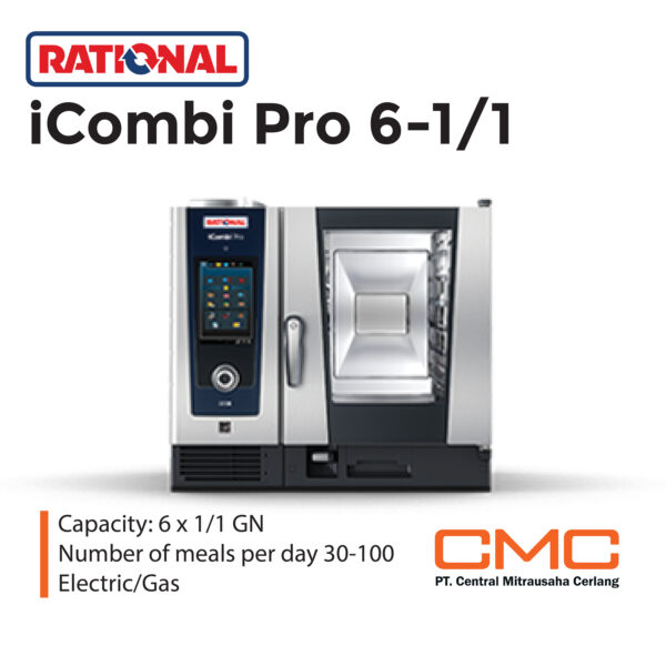 iCombi Pro 6-1/1 Combi Oven Rational 6 Tray - CMC Solution