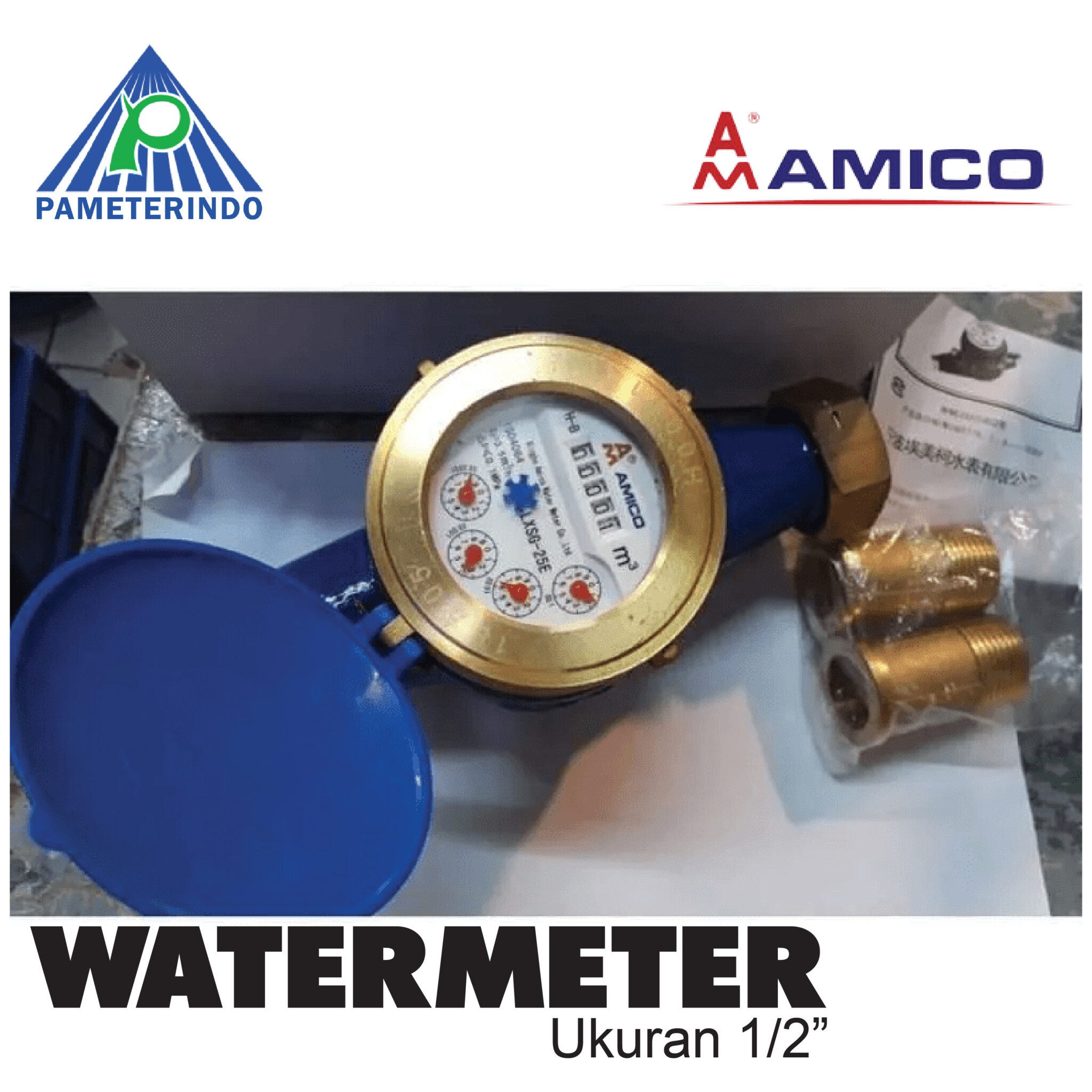 Water Meter 1/2 inch Amico DN15 - CMC Solution